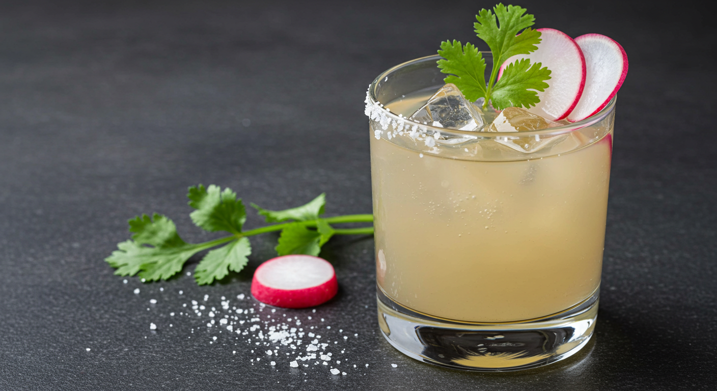 Radish and Cilantro Margarita | Bourbon Gospel